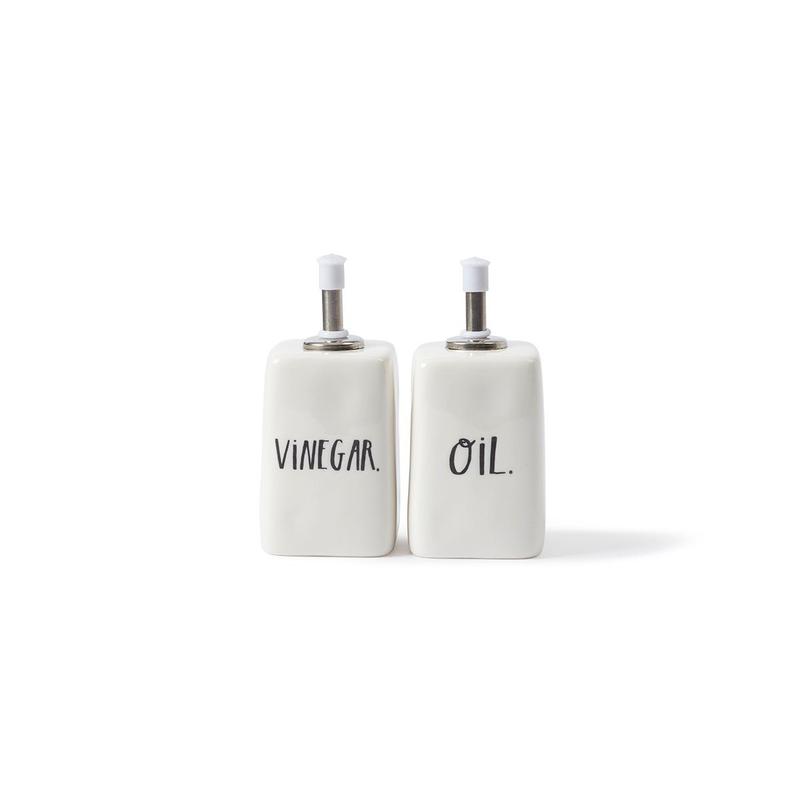RAE DUNN CLAY - STEM PRINT OIL + VINEGAR – Modern Rustic Home