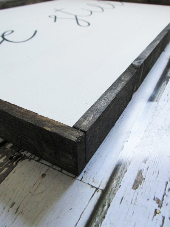 Be Still Sign – Modern Rustic Home