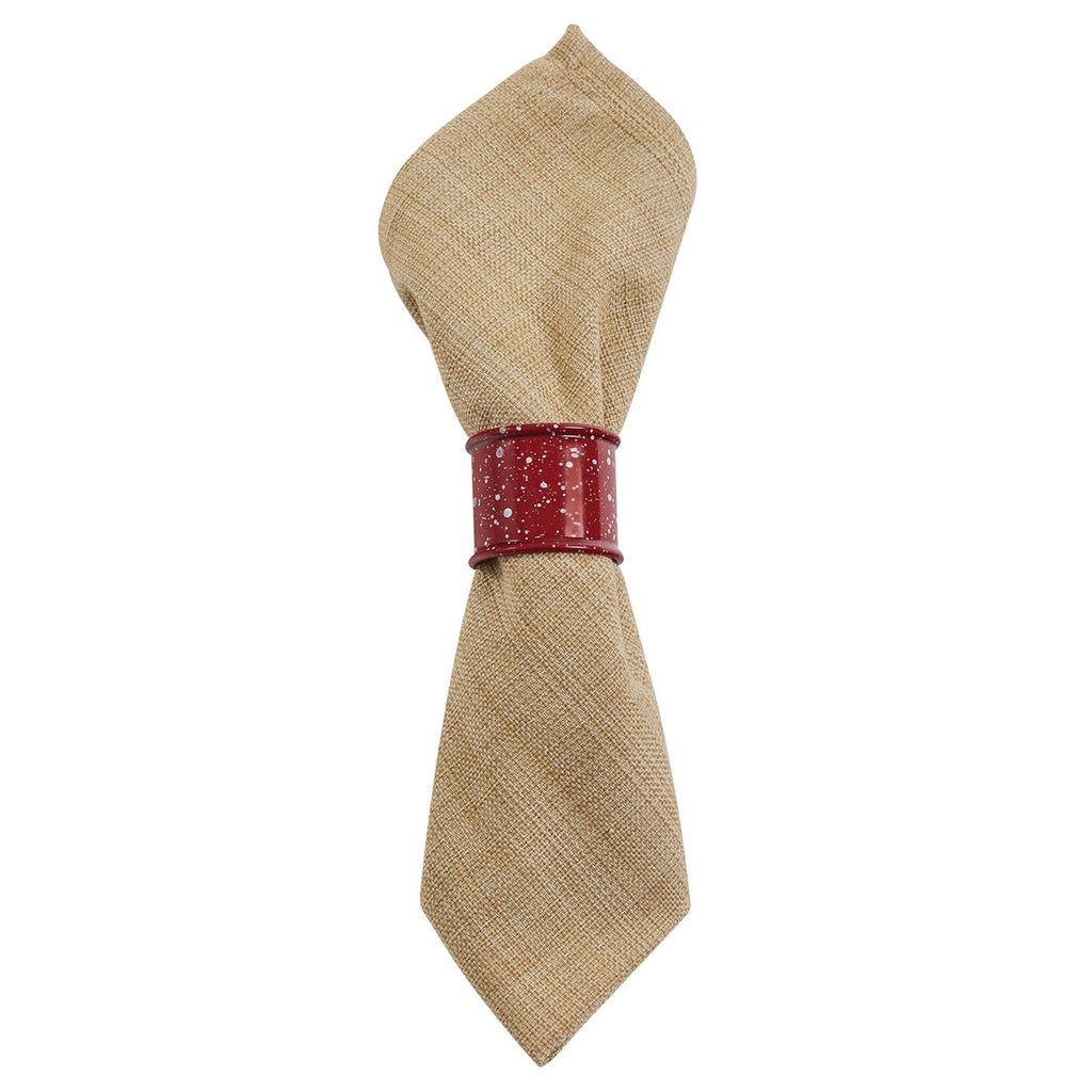 Granite Enamelware Napkin Ring - Red (Set of 4) – Modern Rustic Home