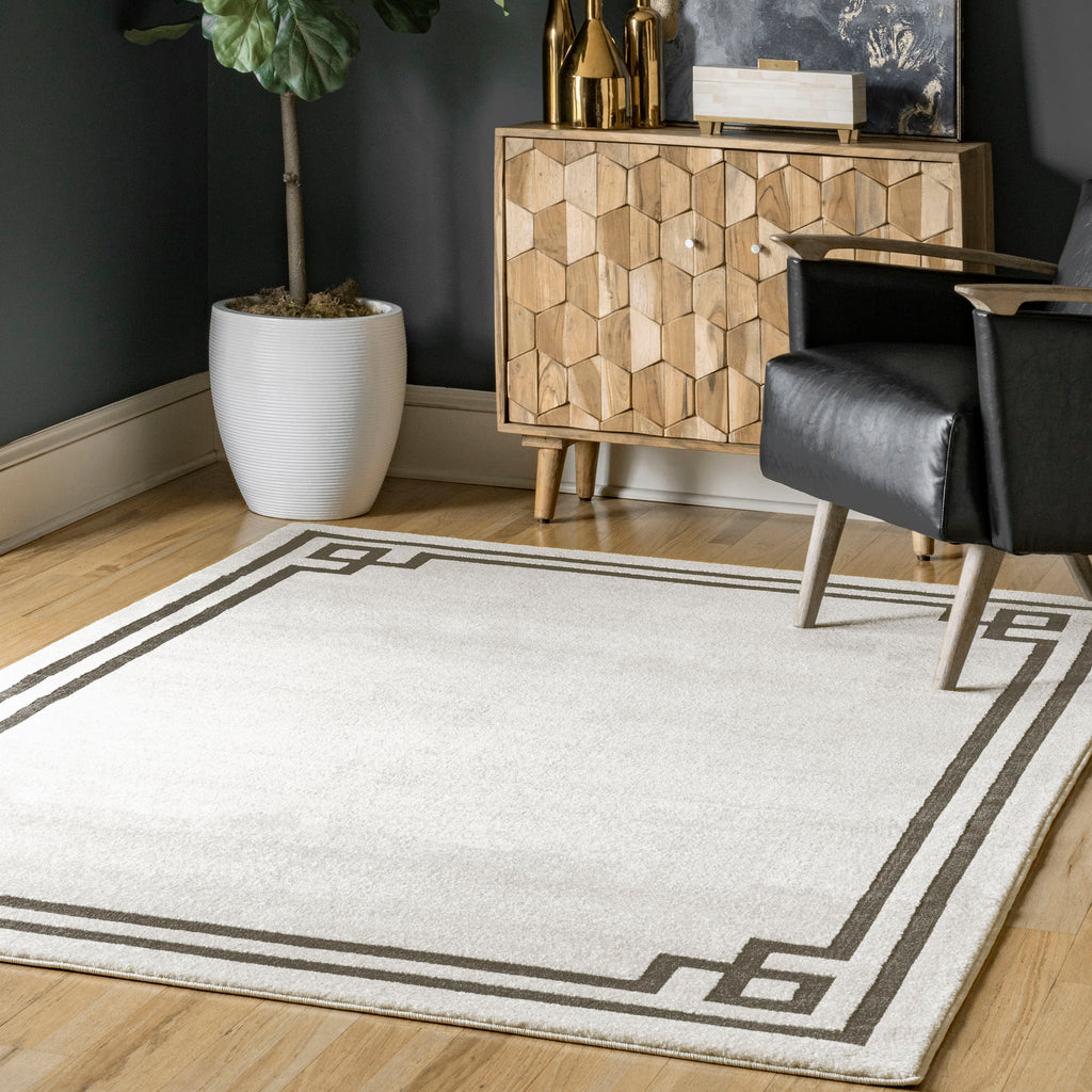 Imani Classic Border Rug – Modern Rustic Home