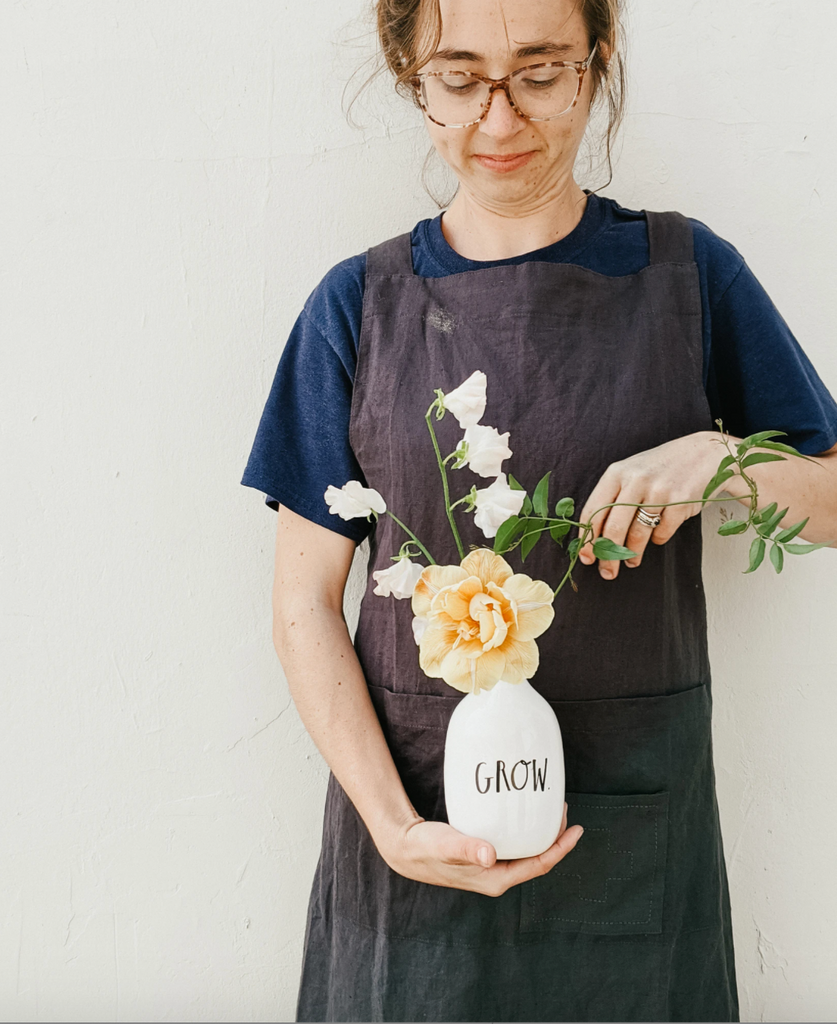 Rae Dunn Stem Print "Grow" Vase – Modern Rustic Home