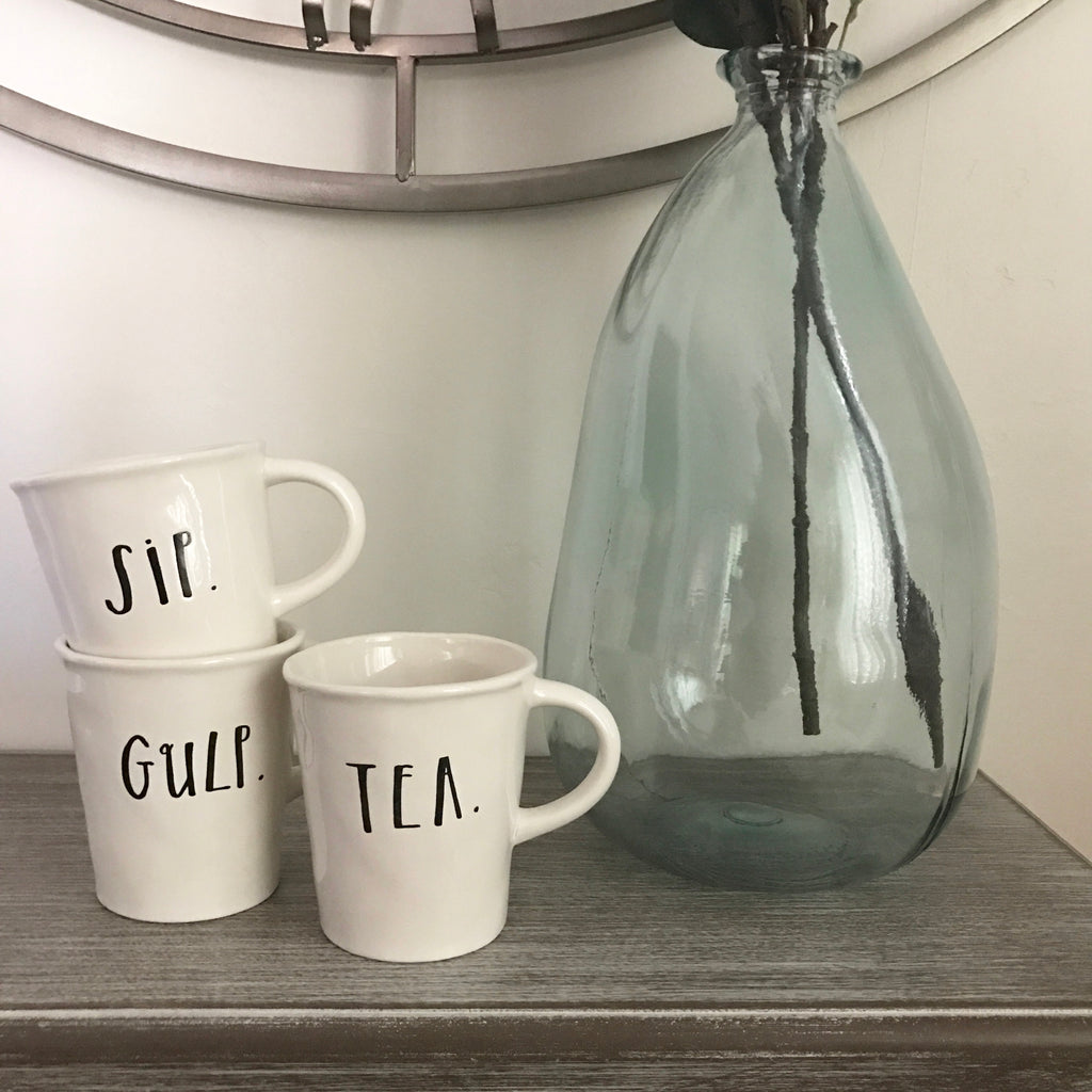 Rae Dunn Stem Print Cafe Mug - "Coffee" – Modern Rustic Home