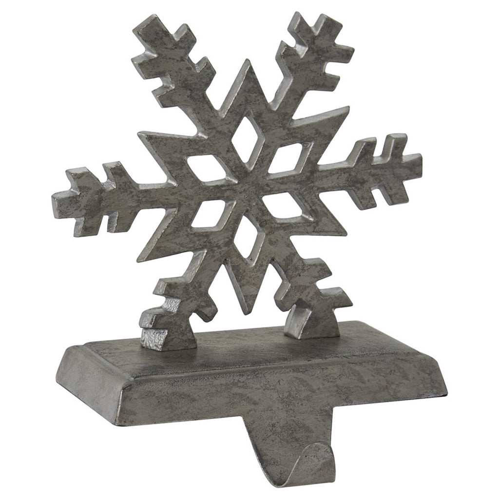 Snowflake Stocking Hanger - Galvanized (Set of 2) – Modern Rustic Home