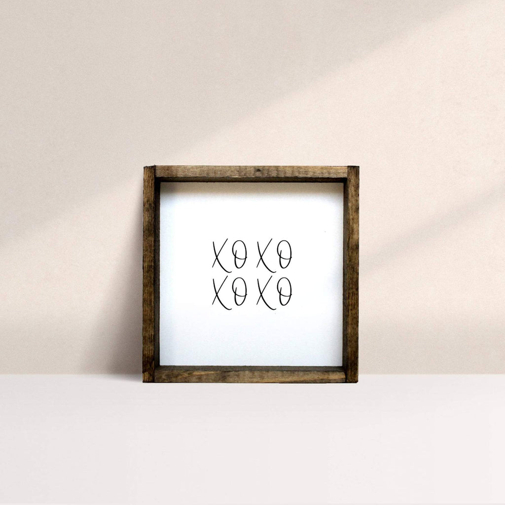 XOXO | Wood Sign – Modern Rustic Home