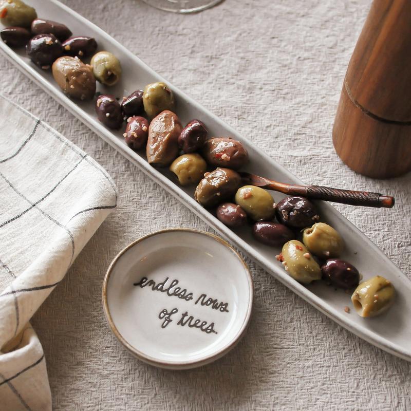 RAE DUNN CLAY - SENTIMENT LONG LOW TROUGH – Modern Rustic Home