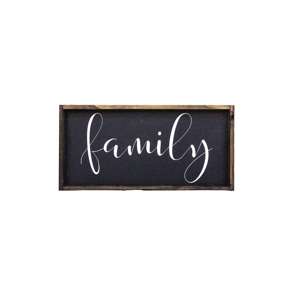 Family Sign – Modern Rustic Home