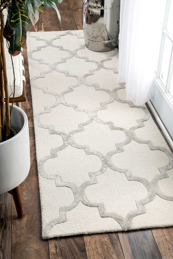Hand Tufted Park Avenue Trellis Rug – Modern Rustic Home