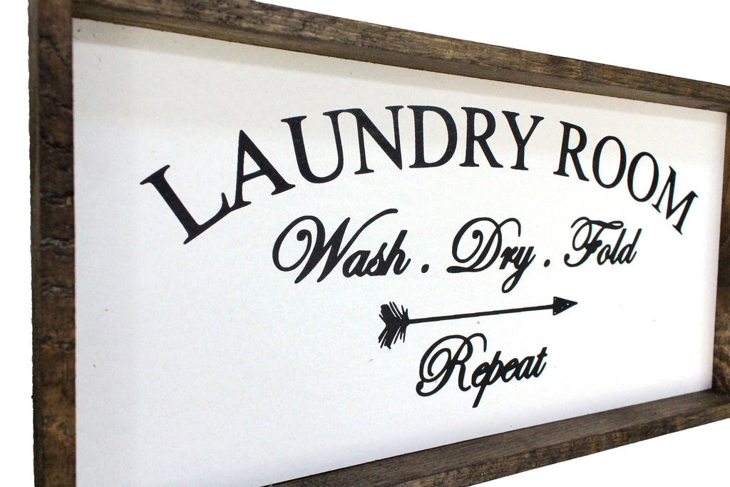 Laundry Room Sign – Modern Rustic Home